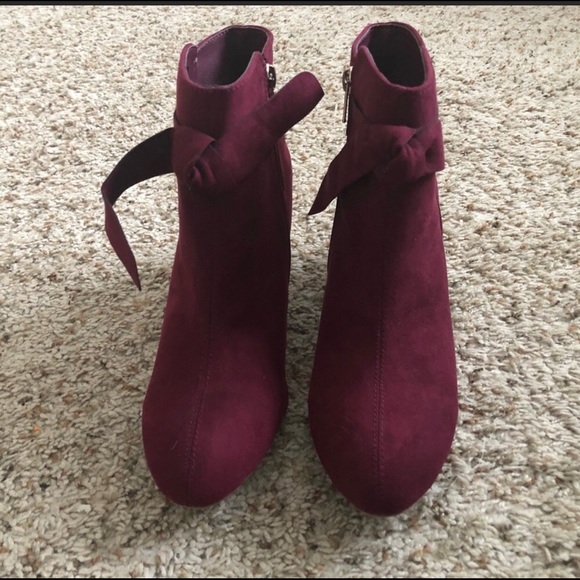MIA | Shoes | Mia Burgundy Booties | Poshmark